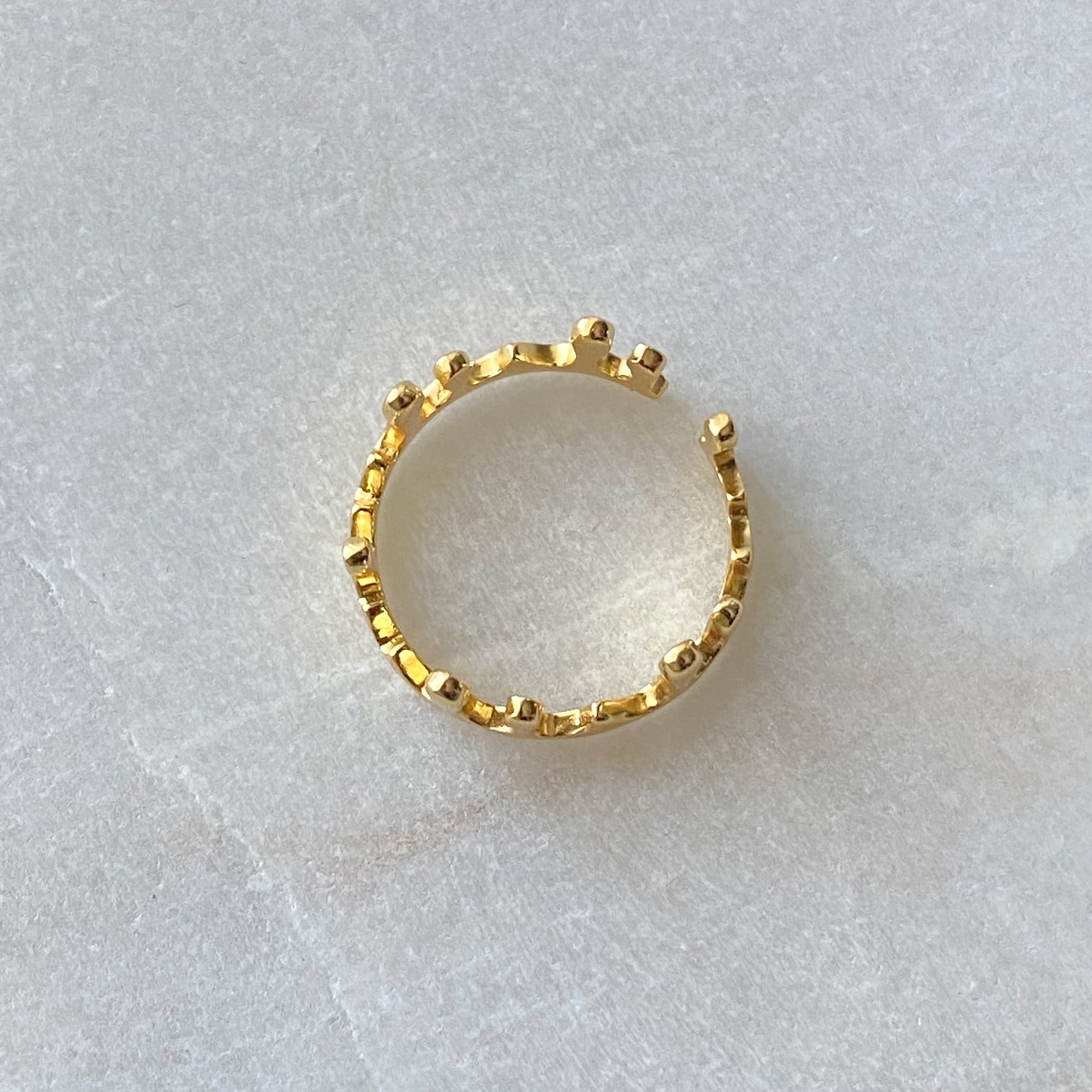 Crown Dripping Gold Ring Streetwear Jewelry Statement Ring | Etsy