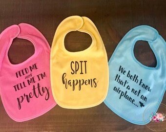 Funny baby bibs | Etsy