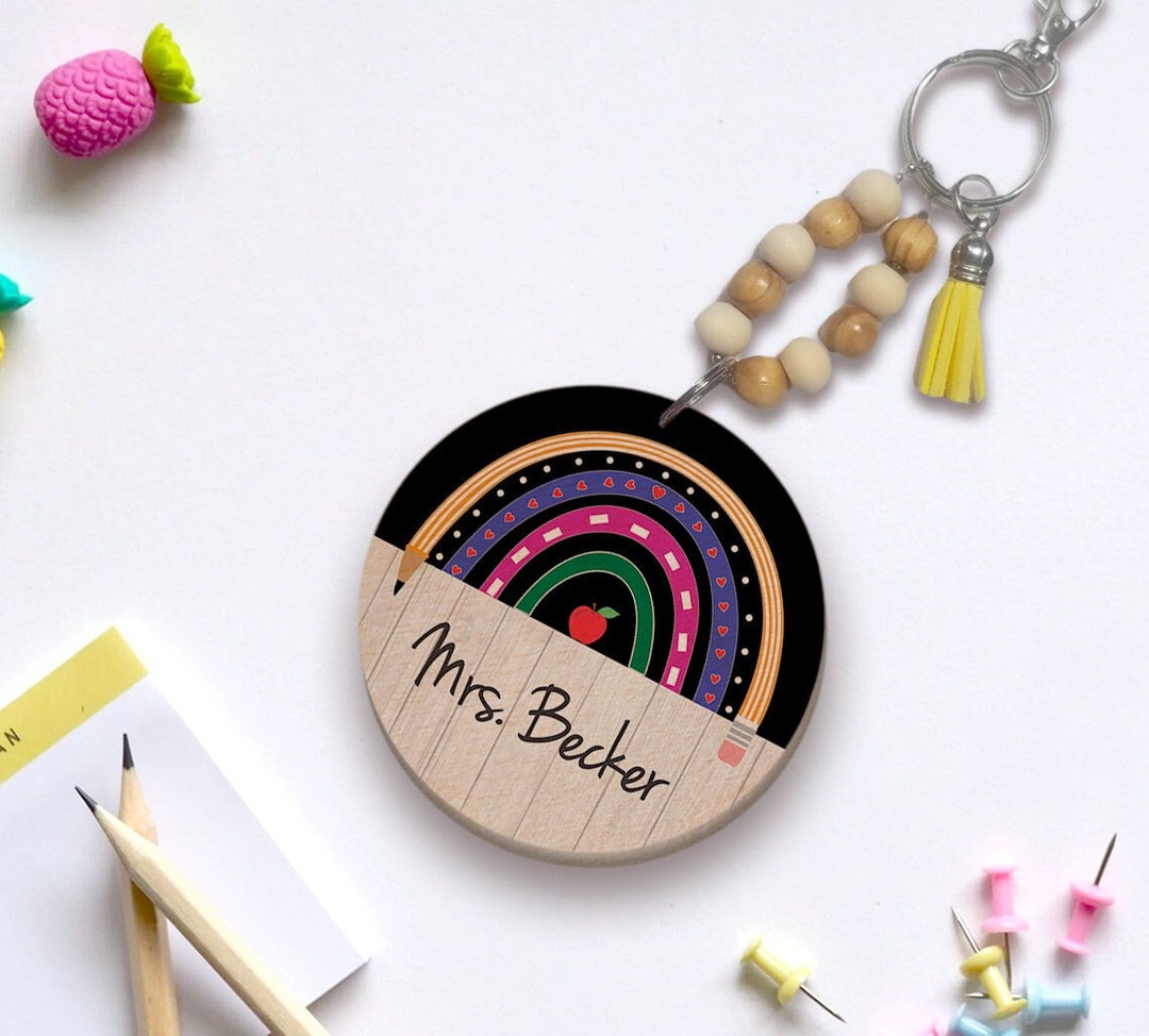 Teacher Keychain/teacher Key Chain/teacher Keychain Personalized ...