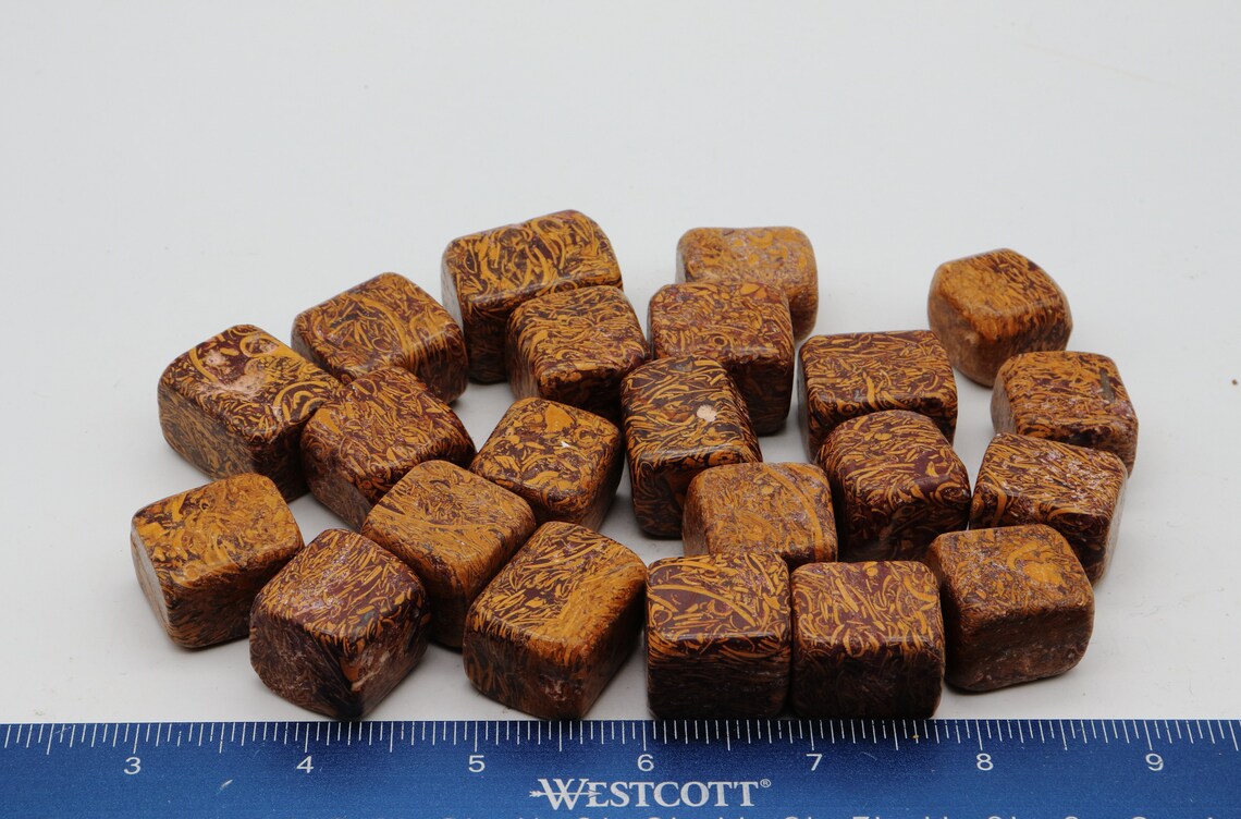 Tumbled Calligraphy Jasper Script Jasper Arabic Jasper - Etsy