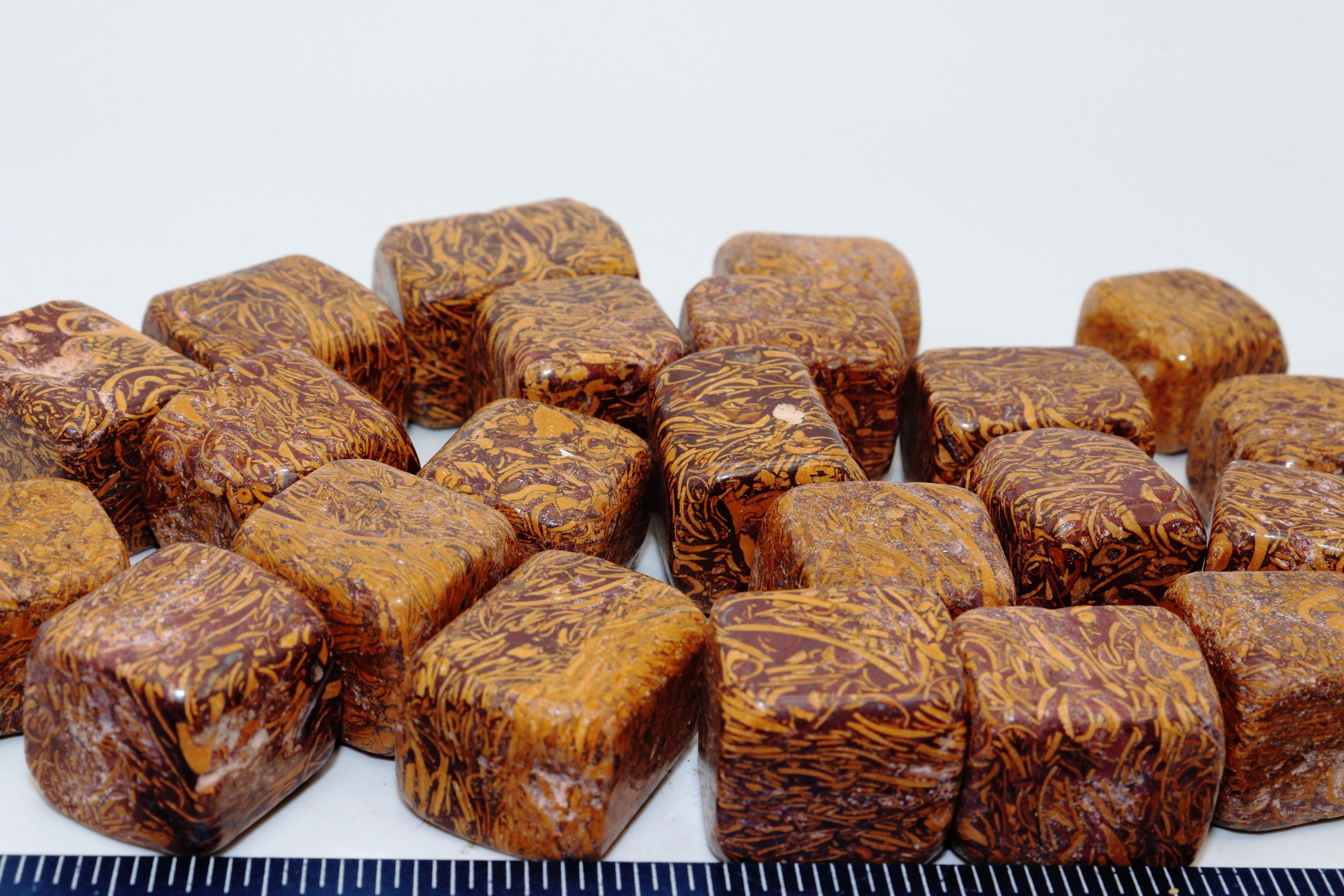 Tumbled Calligraphy Jasper Script Jasper Arabic Jasper - Etsy