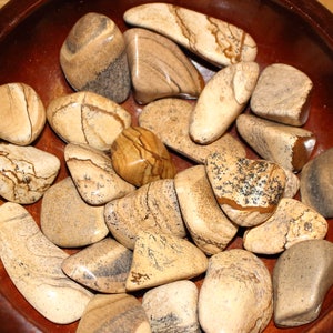 Tumbled Picture Jasper, Tumbled Jasper, Picture Jasper - Etsy