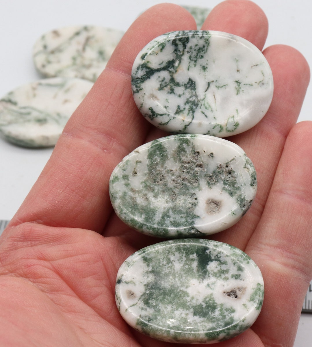 Tree Agate Worry Stone - Etsy