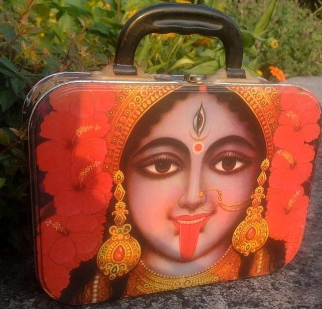 Goddess Kali God Hindu Vishvarupa Diety Nurturer Destroyer Tin Lunch ...