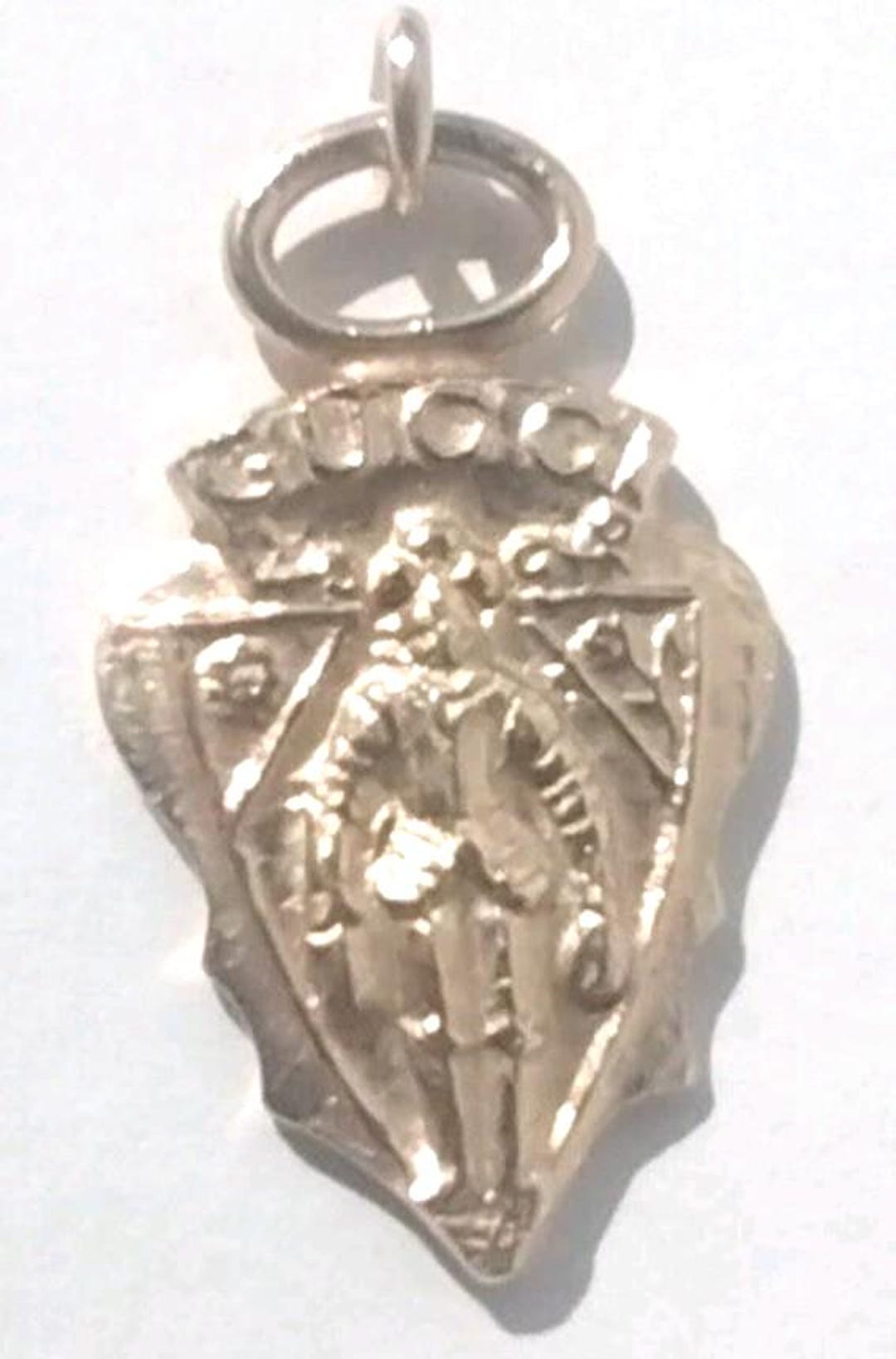 Gucci Crest Armored Knight Pendant Charm Rose Rudder Golden - Etsy