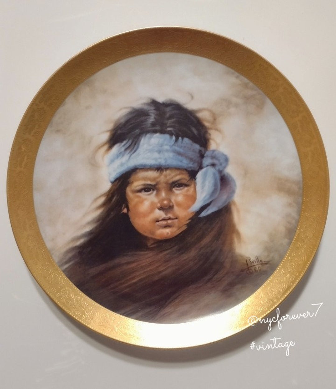 Apache Boy Gregory Perillo Art #plate Limited Edition Retired # ...