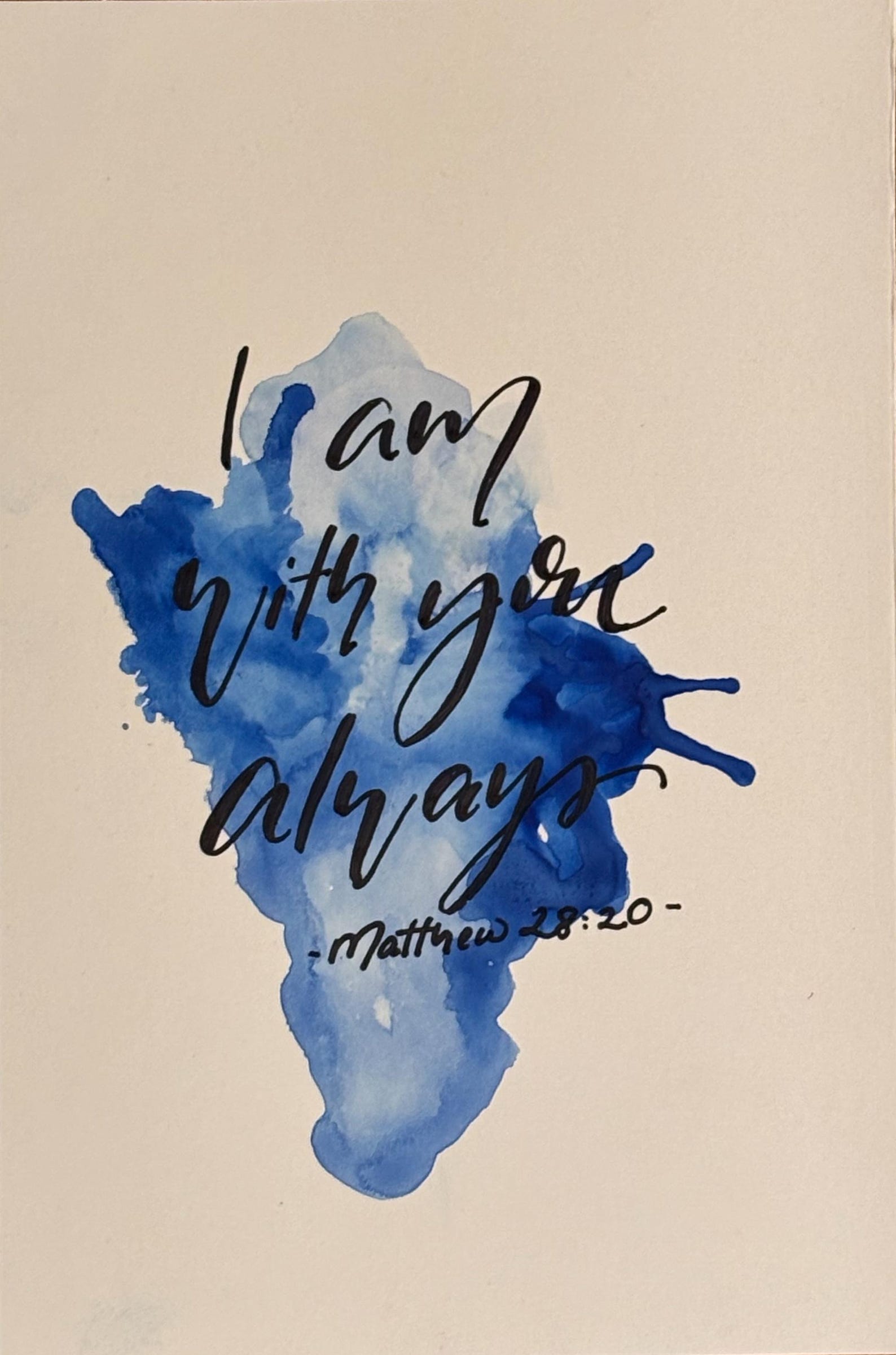 Custom Bible Verse Watercolor Cards (set of 3) - Etsy