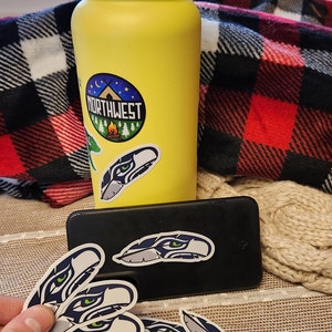 Seahawks Logo Feather Sticker - Etsy