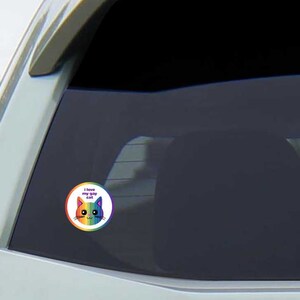 I Love My Gay Cat Sticker - Etsy