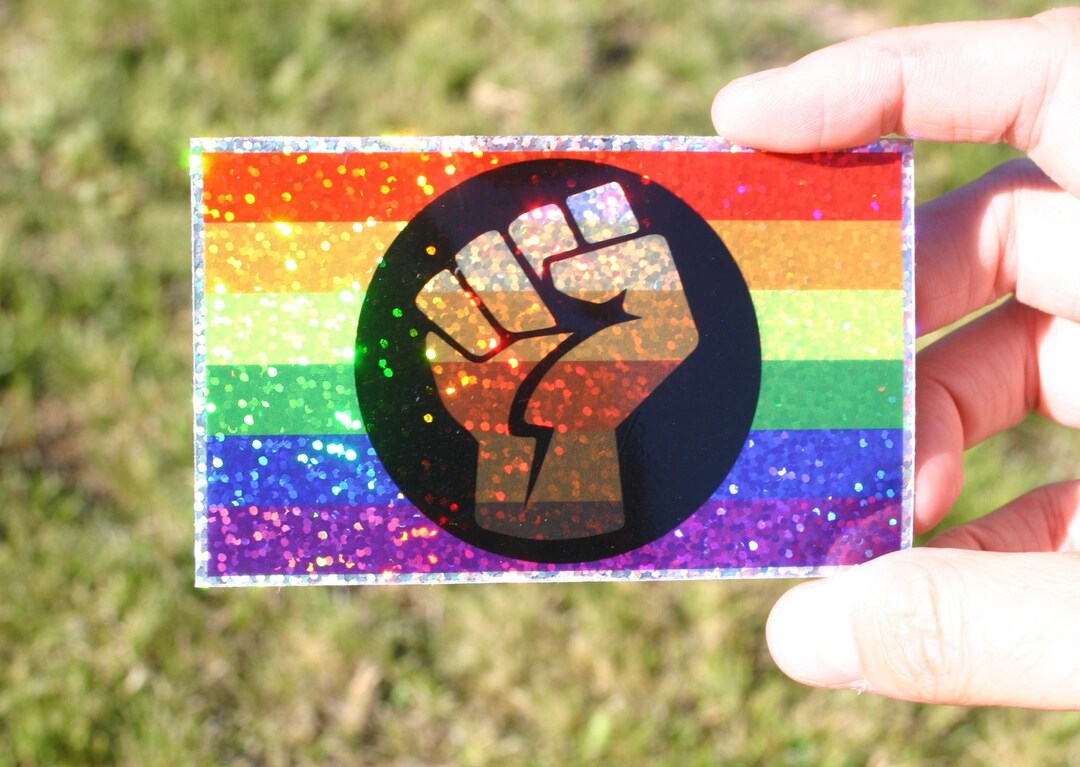 Queer People of Colour Pride Flag Sticker - Etsy