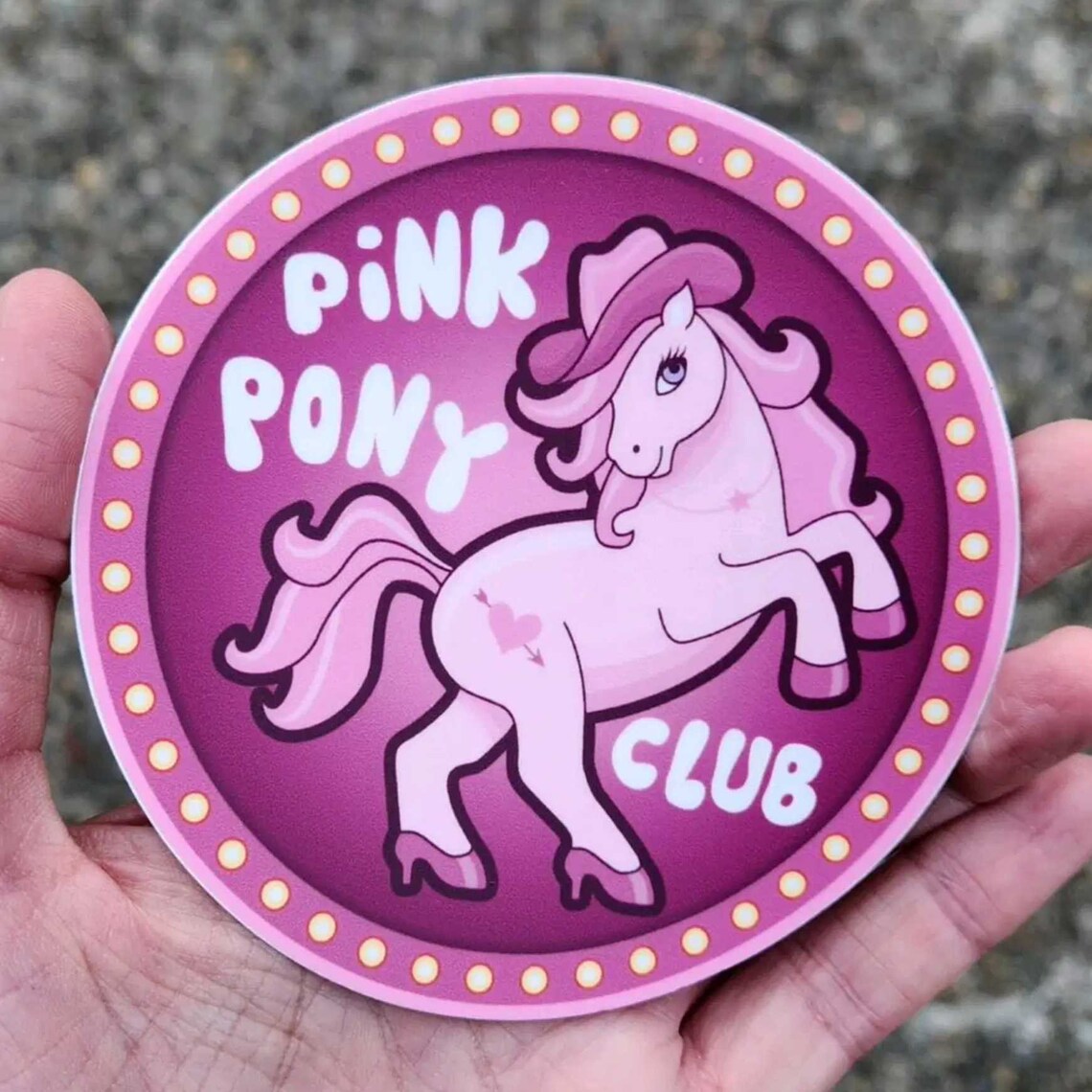 Pink Pony Club Sticker - Etsy