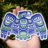 Tribal Seahawk Sticker - Etsy