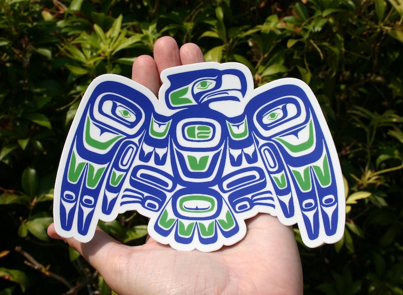 Tribal Seahawk Sticker - Etsy