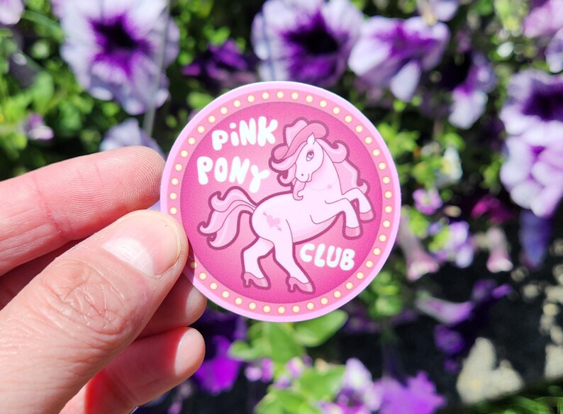 Pink Pony Club Sticker - Etsy