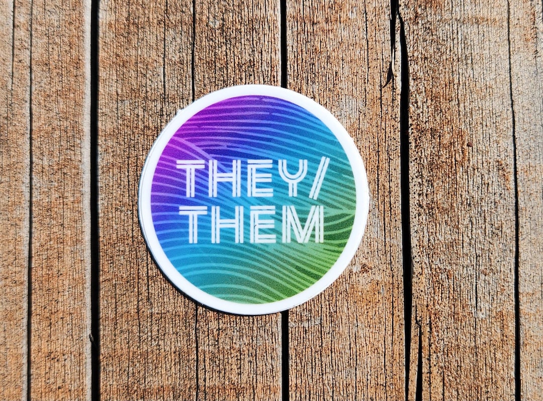 Pronouns They/them Sticker - Etsy