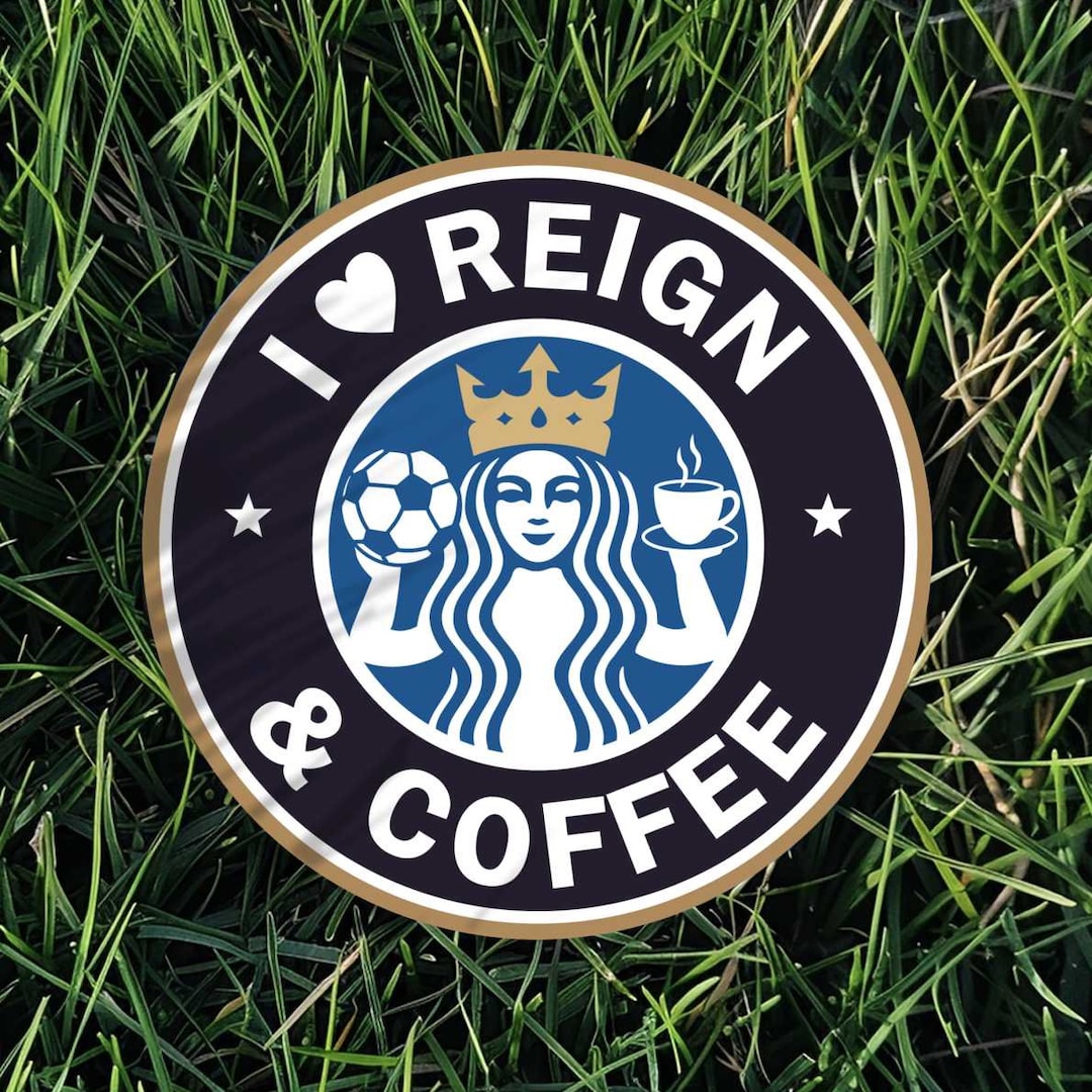 Seattle Reign & Coffee Sticker - Etsy