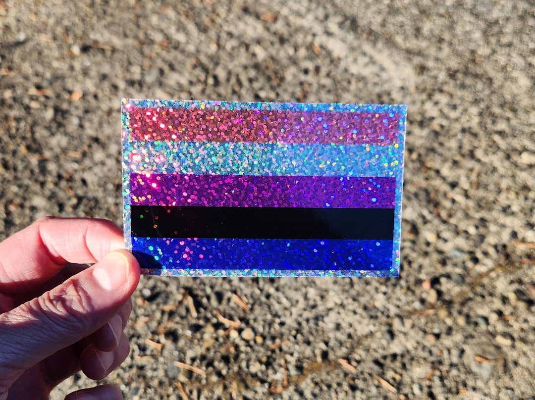 Genderfluid Pride Flag Sticker - Etsy