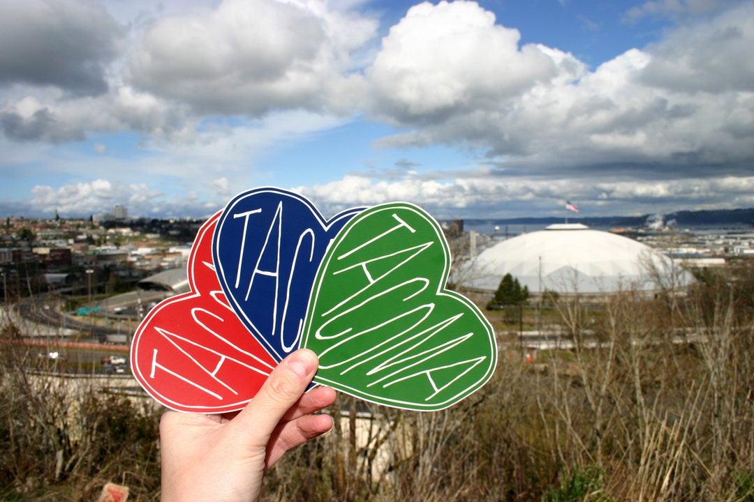 Tacoma Heart, Vinyl Sticker - Etsy