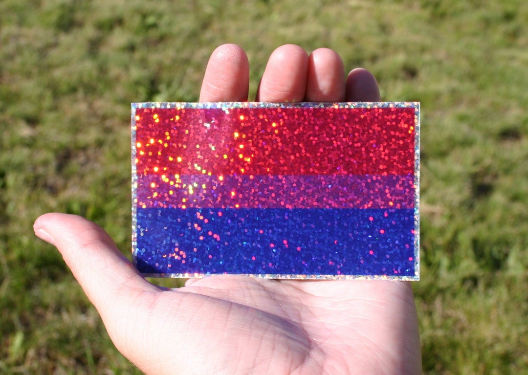 Bisexual Pride Flag Sticker - Etsy