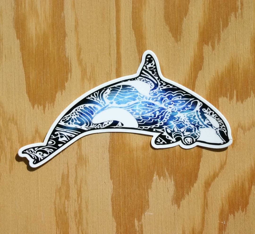 Orca Whale Sticker - Etsy