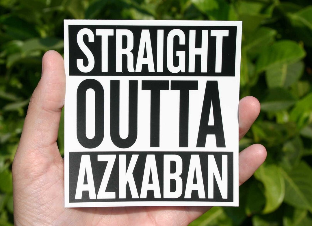 Straight Outta Azkaban Sticker - Etsy