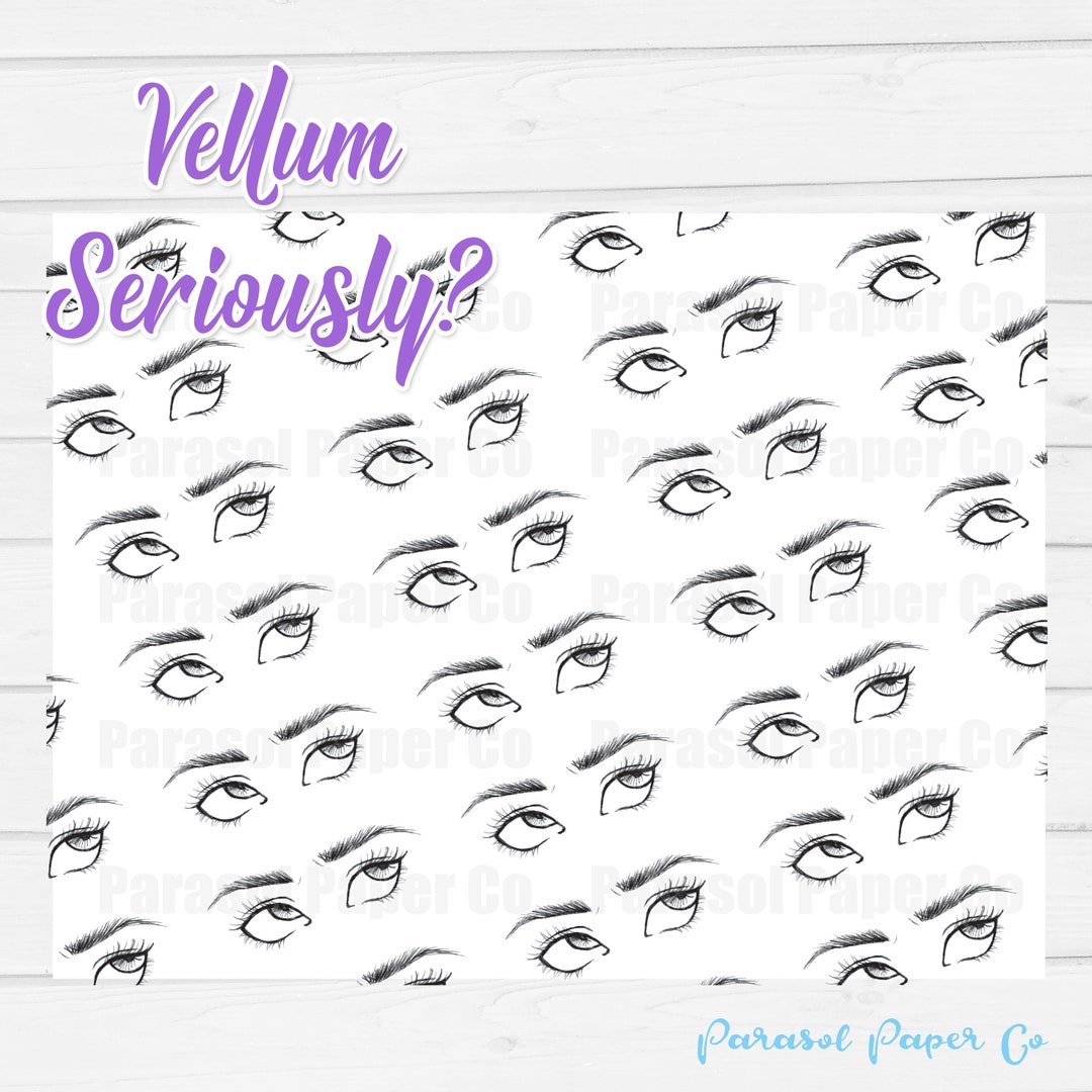 Snarky seriously Eye Roll Vellum and Cardstock Sarcastic, Salty, Snark ...