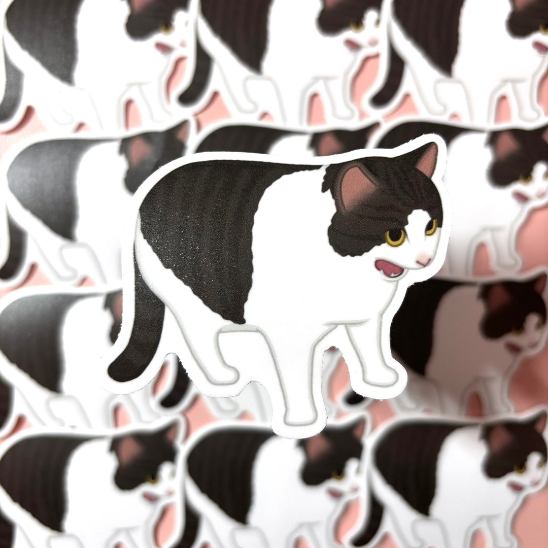 AAAAA Screaming Cat Meme WATERPROOF Vinyl Sticker Decal - Etsy