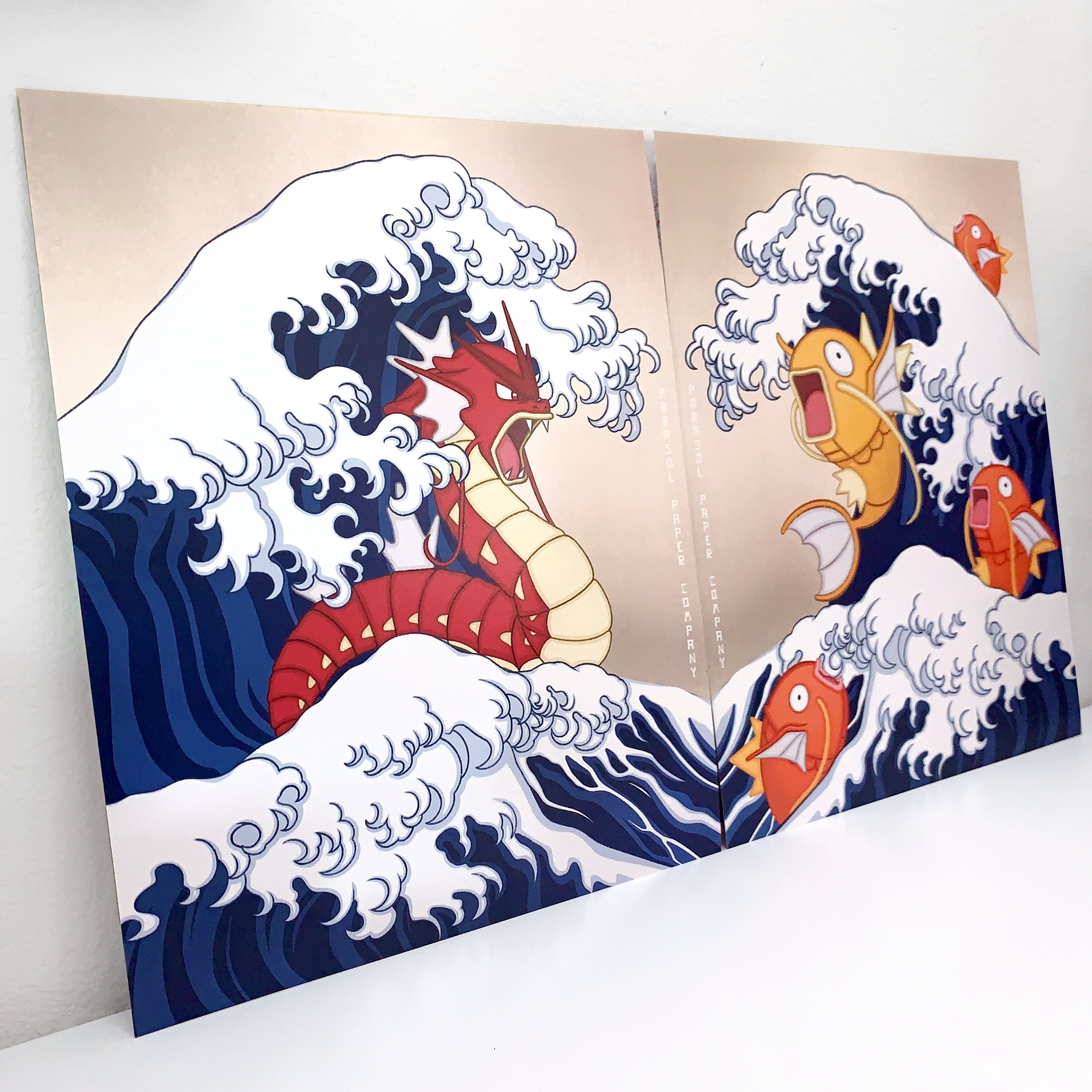 Red Gyarados Japanese Wallpaper
