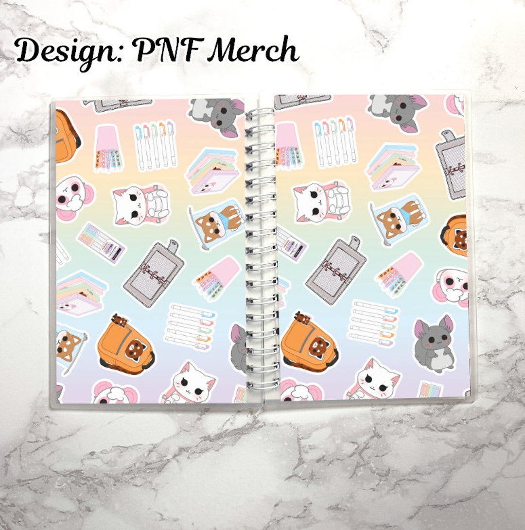 Reusable Sticker Book Sticker Keeper Two Sizes Rainbow Aesthetic ...
