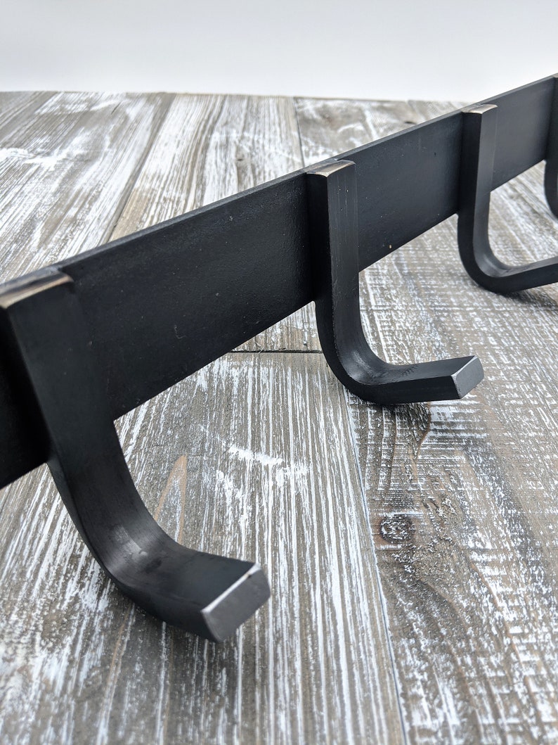 Iron Coat Rack Wall Mounted Coat Rack Wrought Iron Towel - Etsy