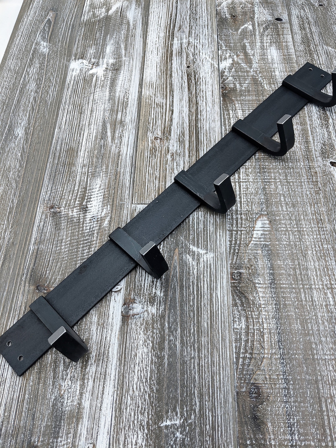 Iron Coat Rack, Wall Mounted Coat Rack, Wrought Iron Towel Rack, Heavy ...