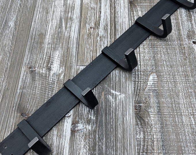 Iron Coat Rack, Wall Mounted Coat Rack, Wrought Iron Towel Rack, Heavy ...