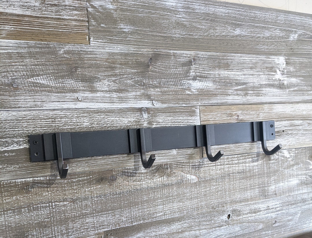 Metal Coat Rack, Rustic Industrial Farmhouse Decor, Wall Mount - Etsy