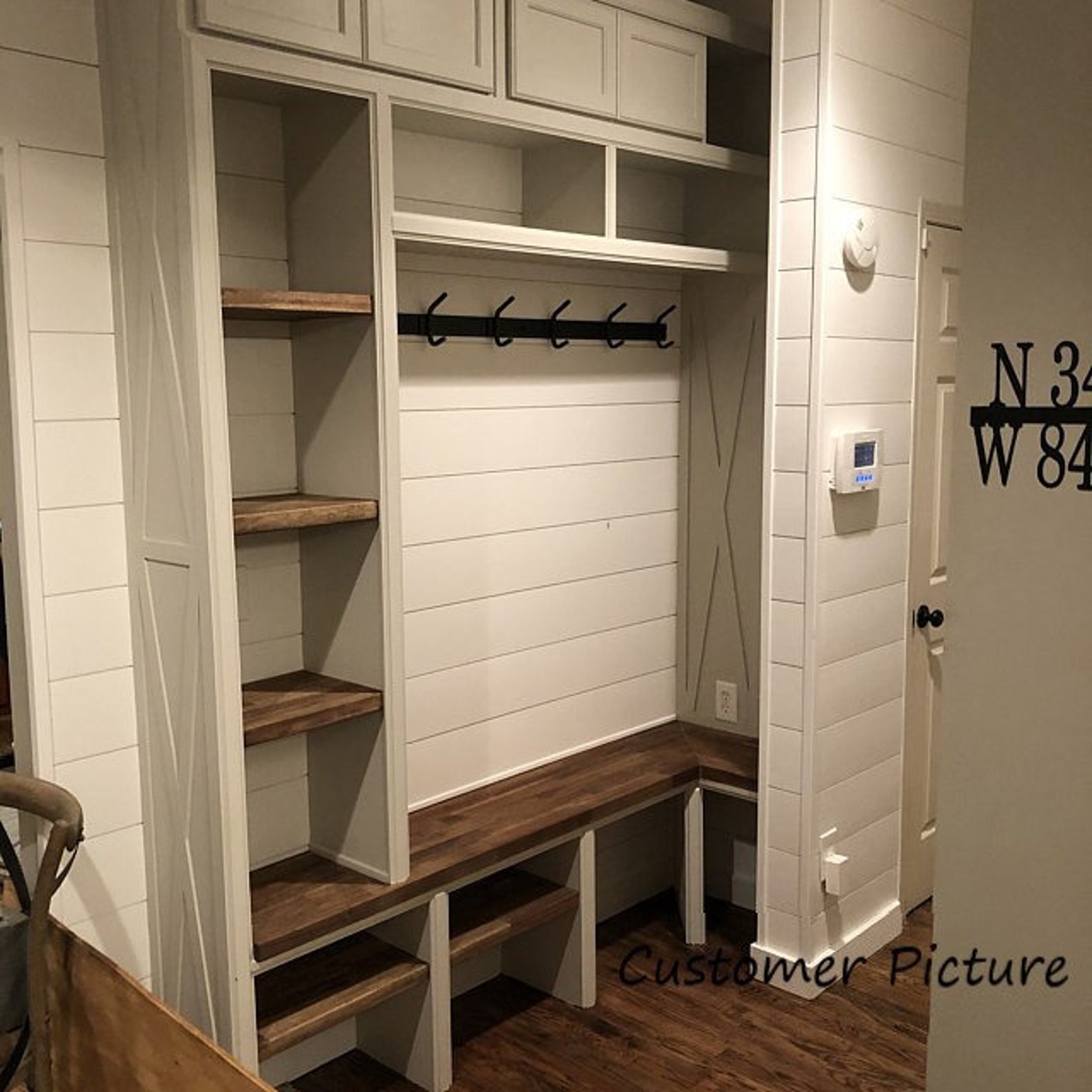 Coat Rack Wall Mount Metal Farmhouse Coat Racks Rustic Coat - Etsy