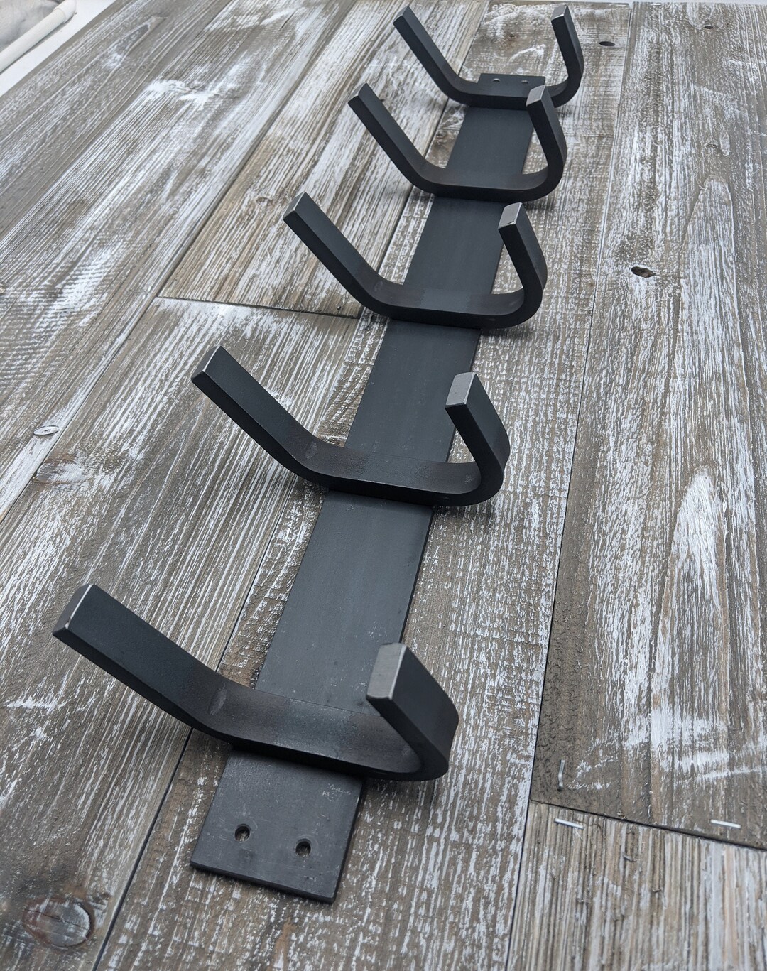 Coat Rack Wall Mount, Rustic Farmhouse Coat Rack, Wall Hooks, Iron Coat ...