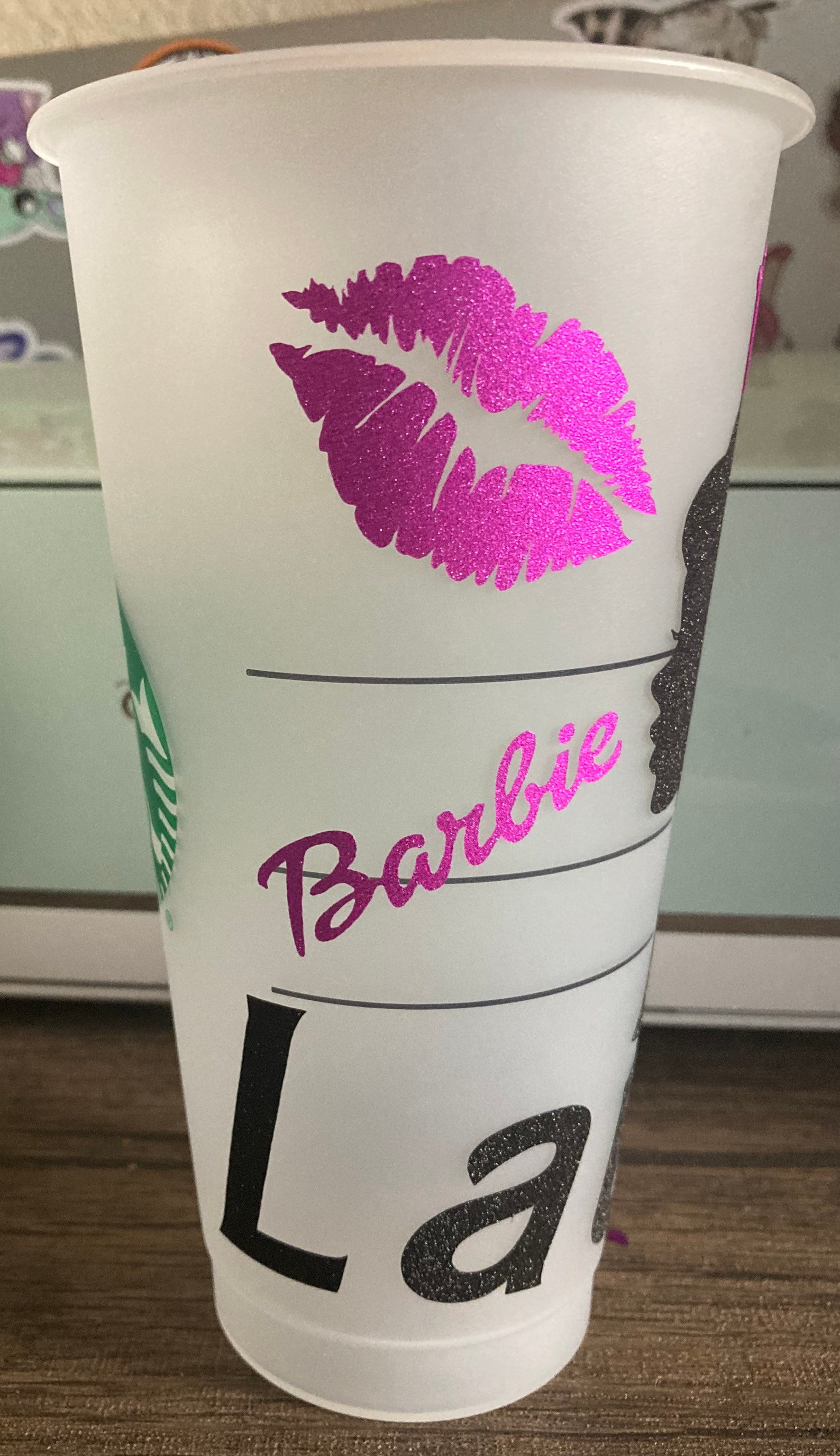 Barbie Starbucks Cup | Etsy