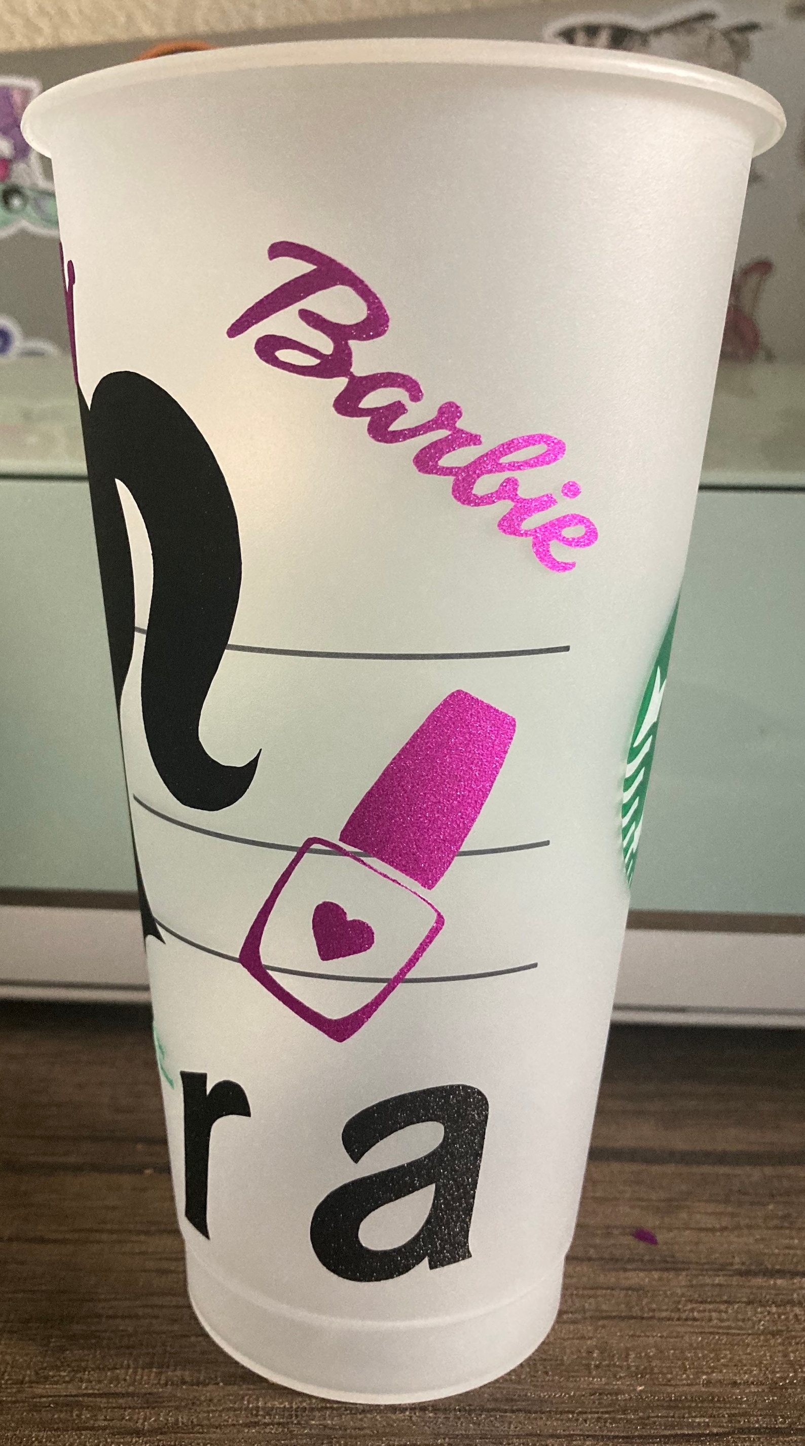 Barbie Starbucks Cup | Etsy