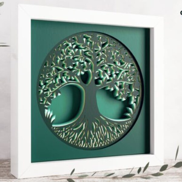 Shadow Box Family Tree - Etsy