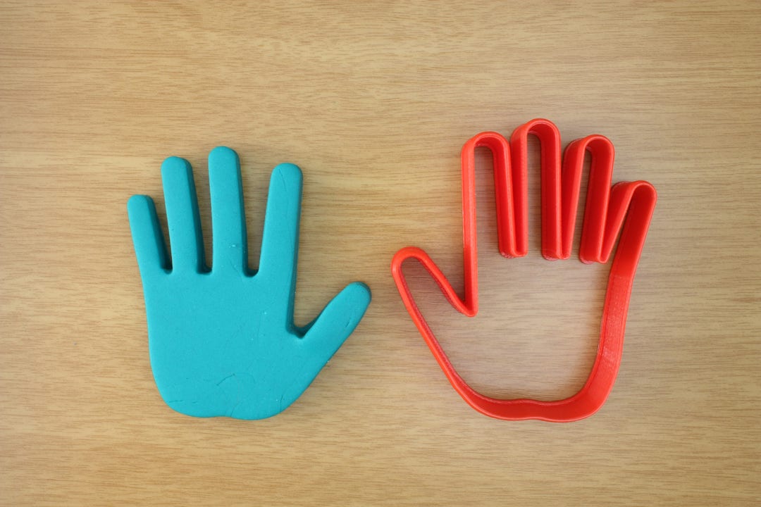 Hand Cookie Cutter - 3d Printed Cookie Cutter - Etsy