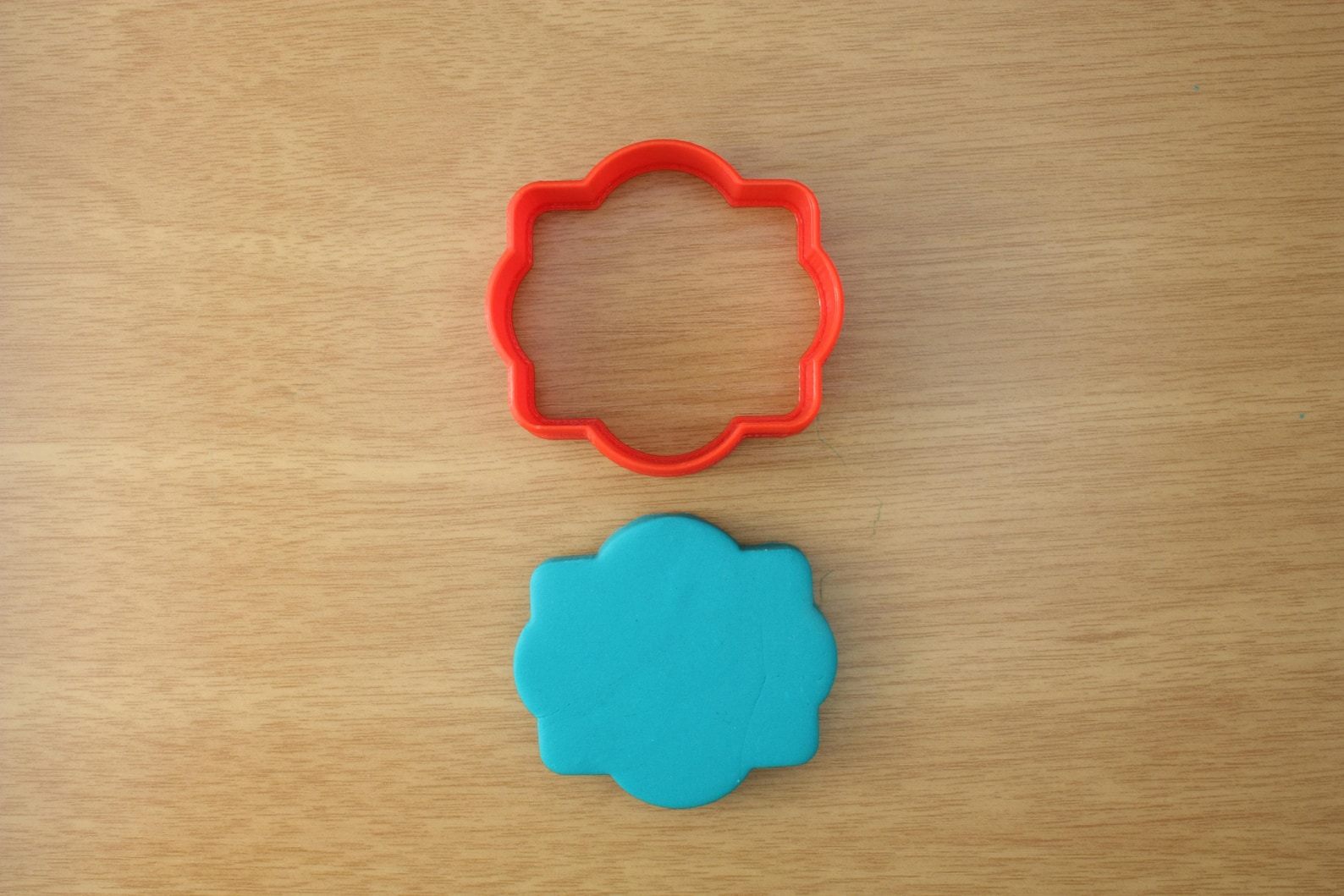 Fancy Vintage Plaque Cookie Cutter Style 5 - 3d Printed Cookie Cutter ...
