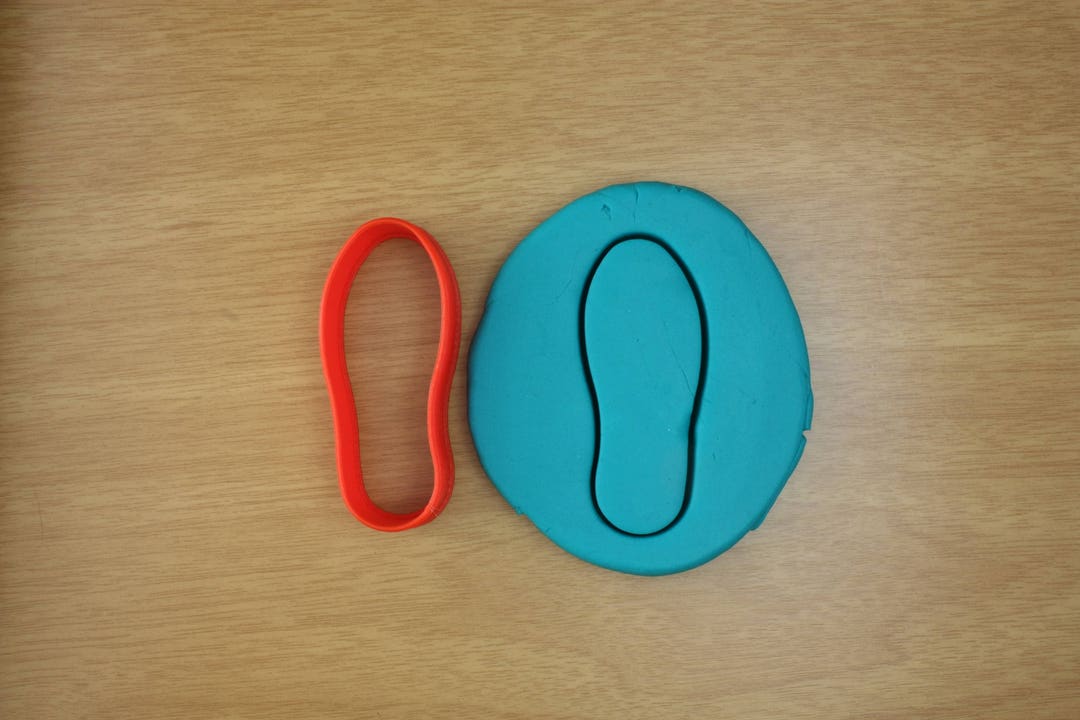 Shoe Print Cookie Cutter - 3d Printed Cookie Cutter - Etsy