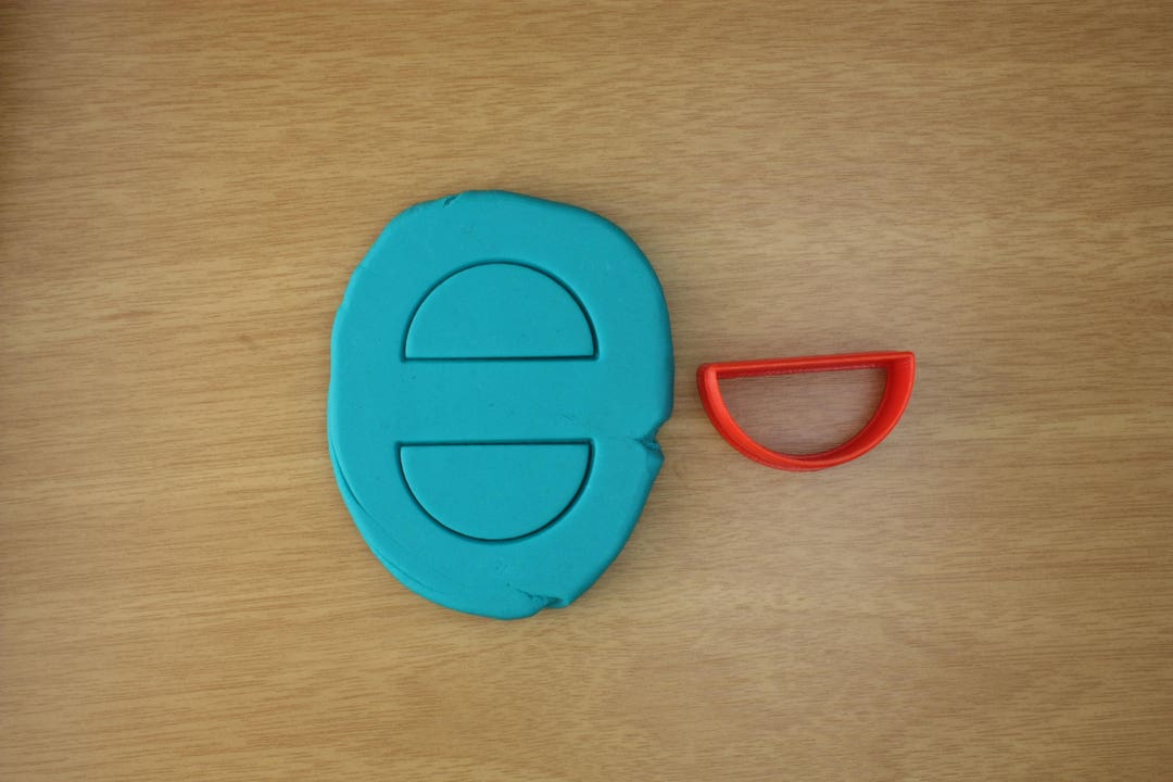 Half Circle Clay Cutter - 3d Printed Polymer Clay Cutter - Etsy