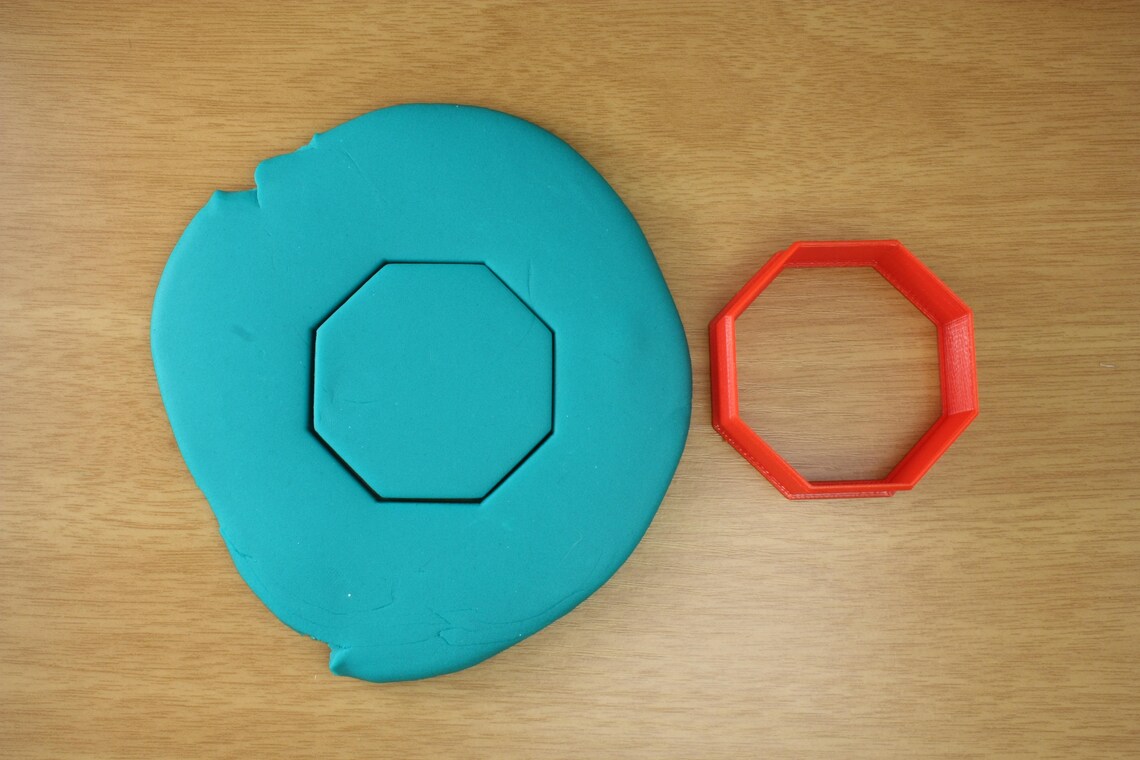 Octagon Cookie Cutter 3d Printed Cookie Cutter - Etsy