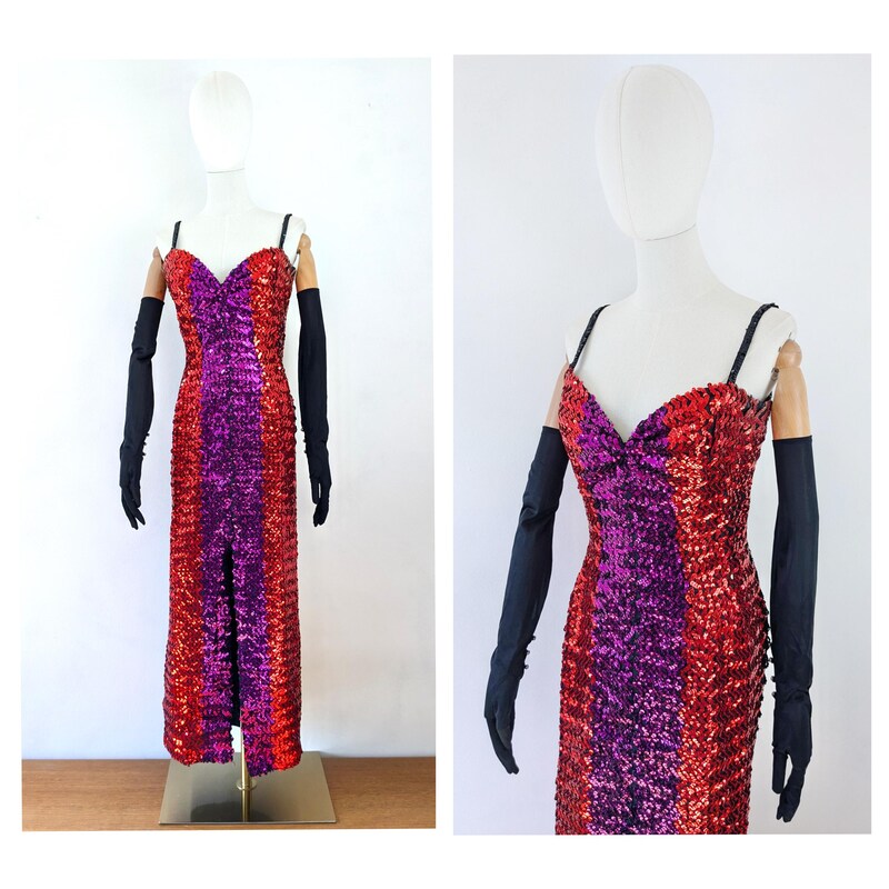 Vintage Sequin Dresses - Etsy