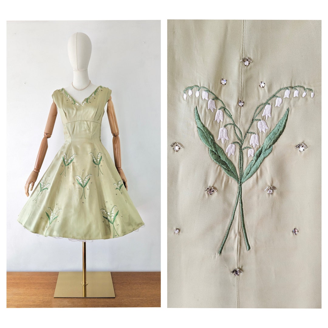 1950s Susan Small Model Licensed Copy of a 1950s Christian Dior Dress ...