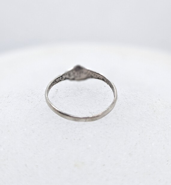 1920s Silver Signet Ring Letter 'H' * Antique Initial… - Gem