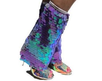 Holographic Purple Latex Wrap Around Rave Top - Etsy