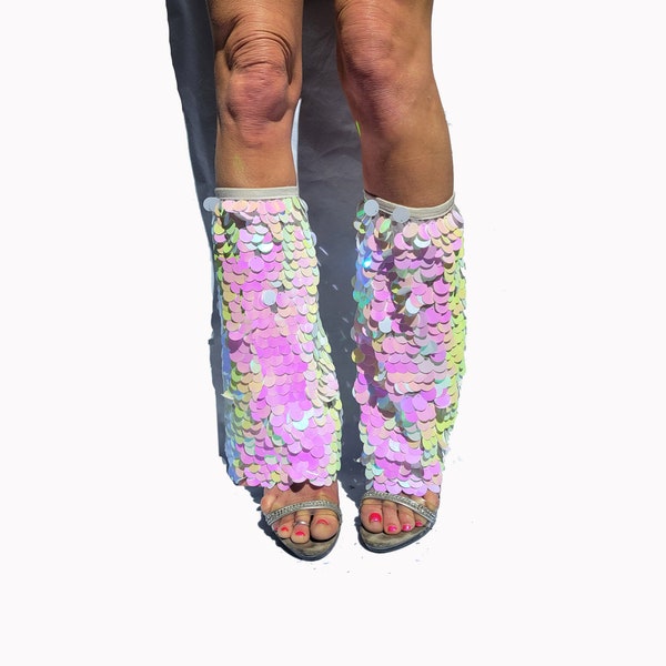 Rainbow Leg Warmers - Etsy