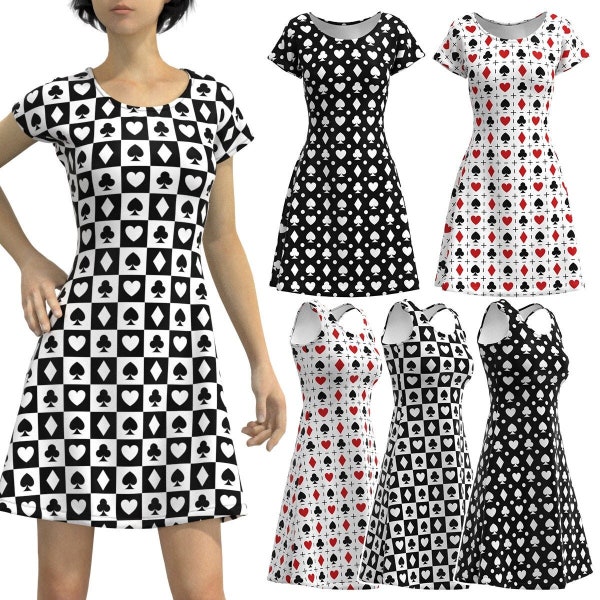 Deck of Cards Dress - Etsy