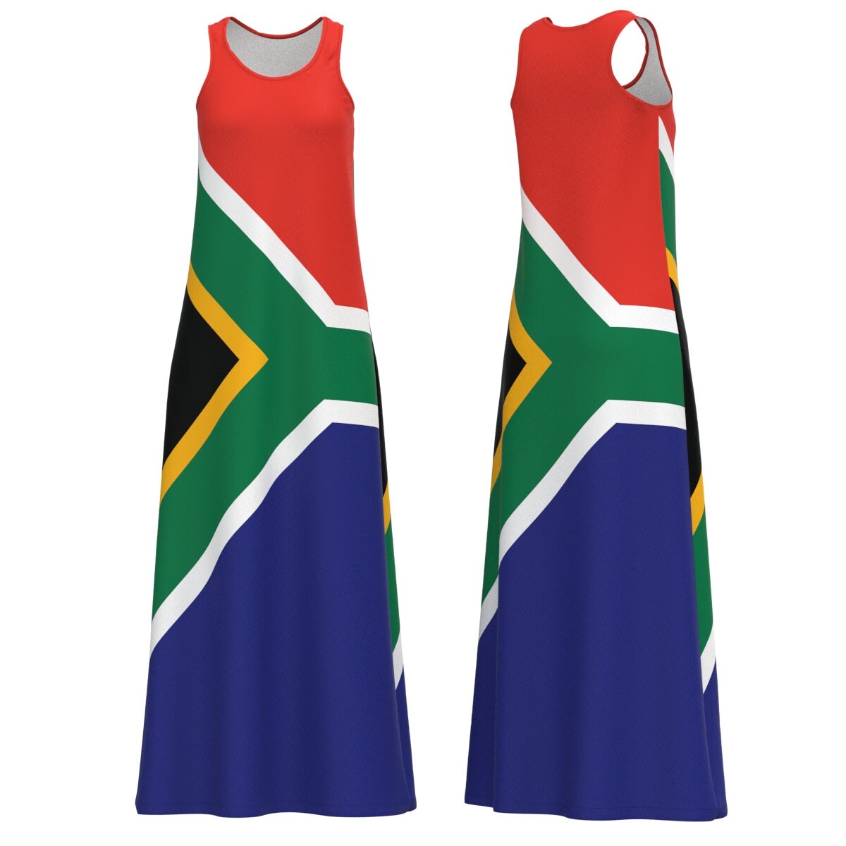 South Africa Flag Inspired African National Country Symbol - Etsy